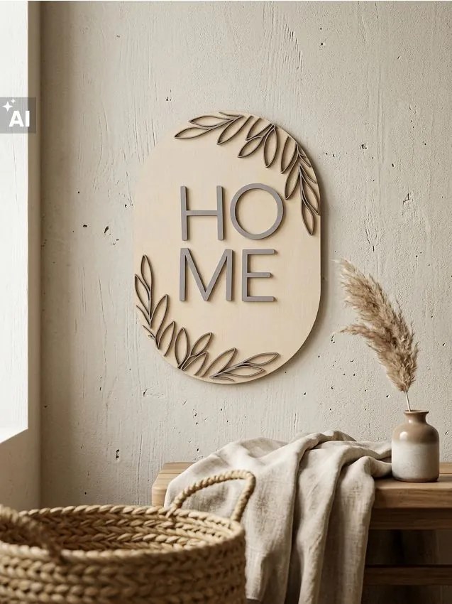 Sinsay - Závěsná dekorace s nápisem Home - vícebarevná