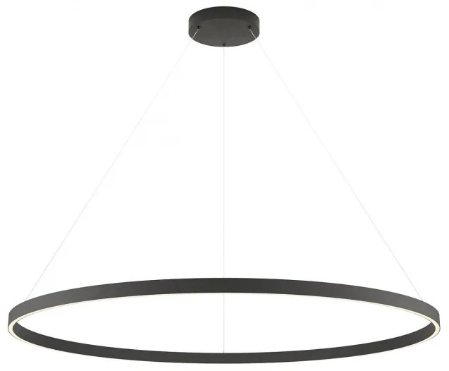 Redo Závěsné LED svítidlo Febe - kulaté, ø120cm Barva: Zlatá, Chromatičnost: 3000K