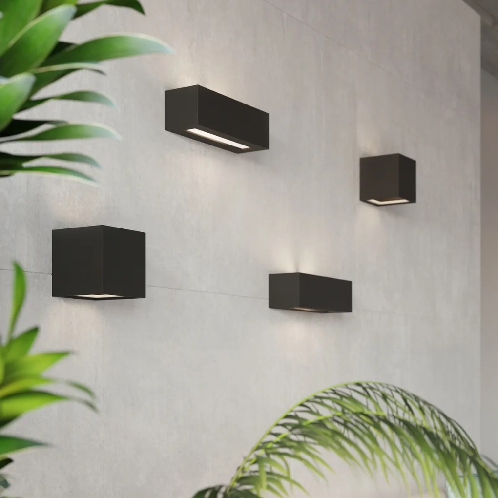 Sollux Lighting Nástěnné svítidlo keramické VEGA černé