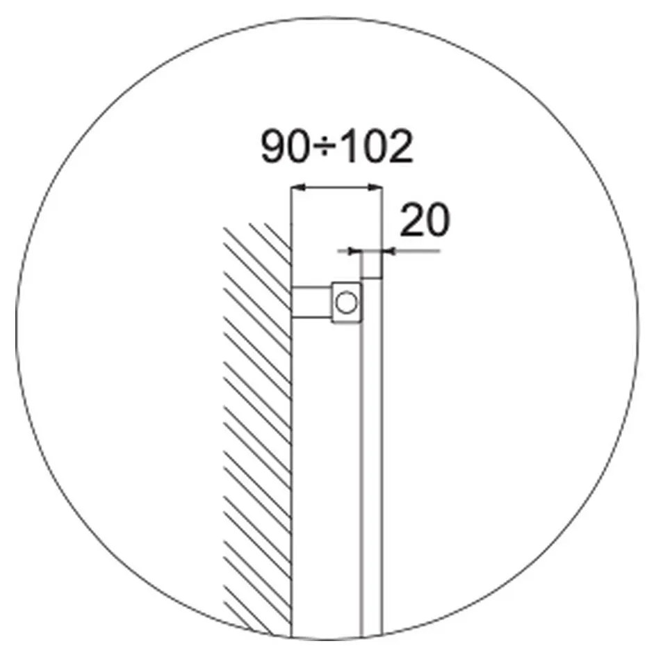 Cordivari Stradivari - radiátor 1600x570 mm, vertical, leštěná nerez 3620760450001