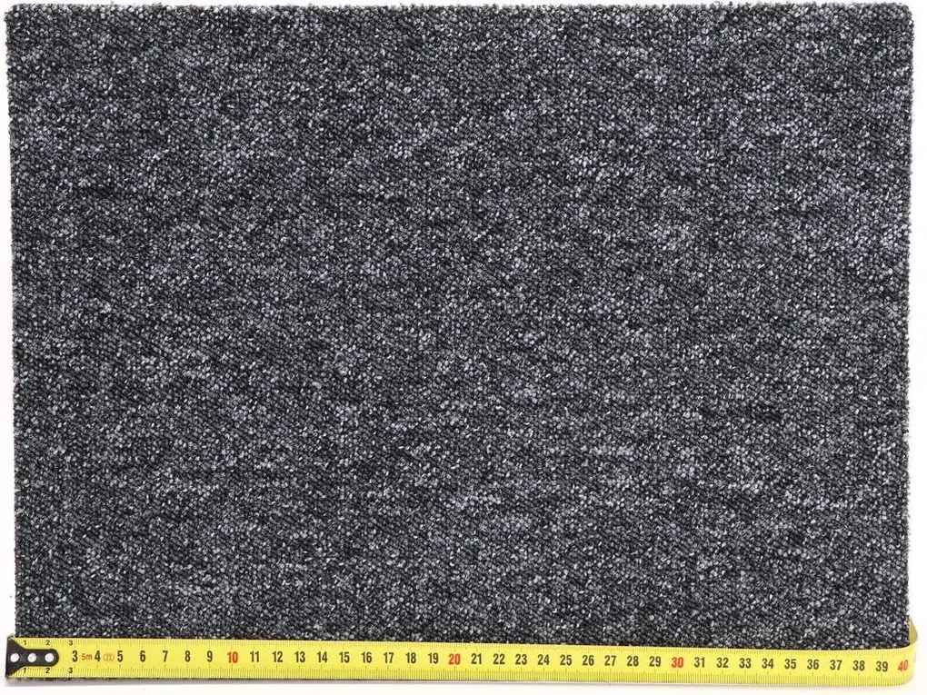 AKCIA: 95x185 cm Koberec metráž Extreme 77, šíře, šedá, ab (mriežka), chodba / predsieň, Condor Carpets
