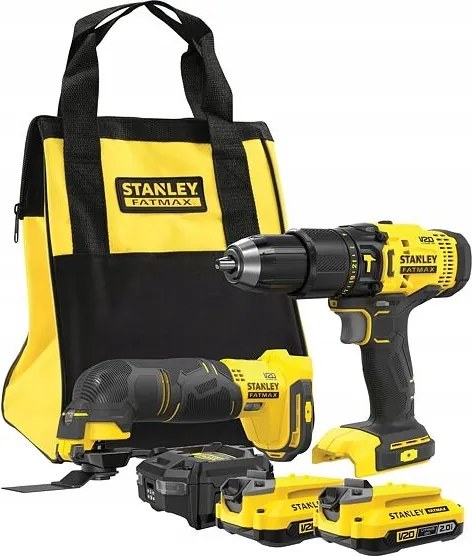 Stanley SFMCK213D2S aku sada SFMCD711 SFMCE500, Fatmax V20, 18V/2Ah