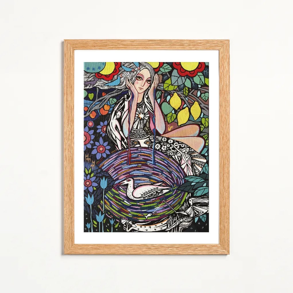 Yulia Novikova | Návyky Rám: Černý, Velikost: 60 x 40 cm