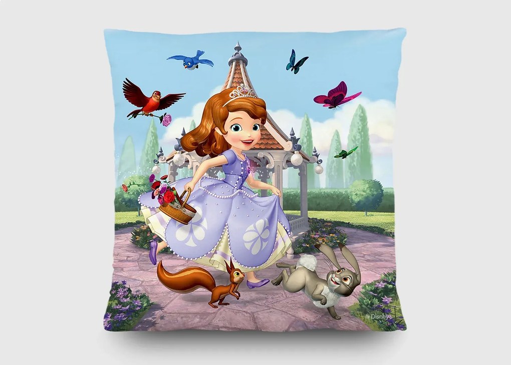 Dekorativní polštářek Sofie První, Disney | 40 x 40 cm | DCND 3128