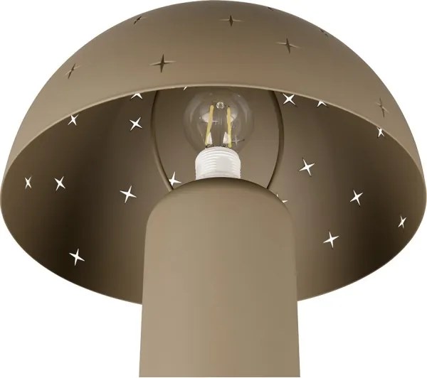 Reality - Stolní lampa SETA 1xE14/28W/230V taupe
