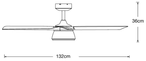 Lucci air 513072 - LED Stmívatelný ventilátor LED/18W/230V 3000/4000/6000K + DO
