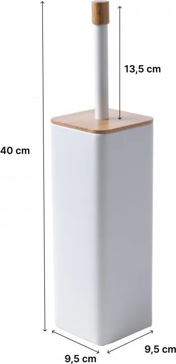 Erga Fonti, WC kartáč na postavení, bílý, ERG-YKA-PD.FONTI-WHT