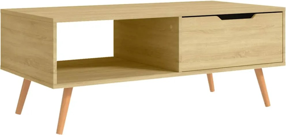 Konferenční stolek dub sonoma 100x49,5x43 cm kompozitní dřevo 326789