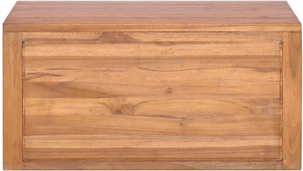 Nástěnná koupelnová skříňka 60x45x30 cm masivní teakové dřevo 320437
