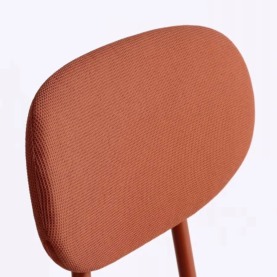 KUCHYŇSKÁ POLSTROVANÁ ŽIDLE IKEA OSTANO červenohnědá