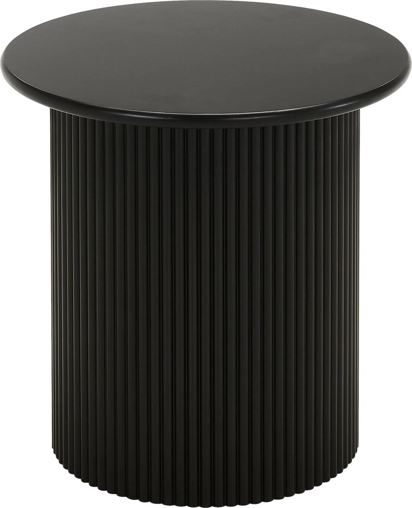 XXXLutz ODKLÁDACÍ STOLEK, černá, kompozitní dřevo, 40/40/41 cm Xora - Online Only konferenční stolky - 008443019001