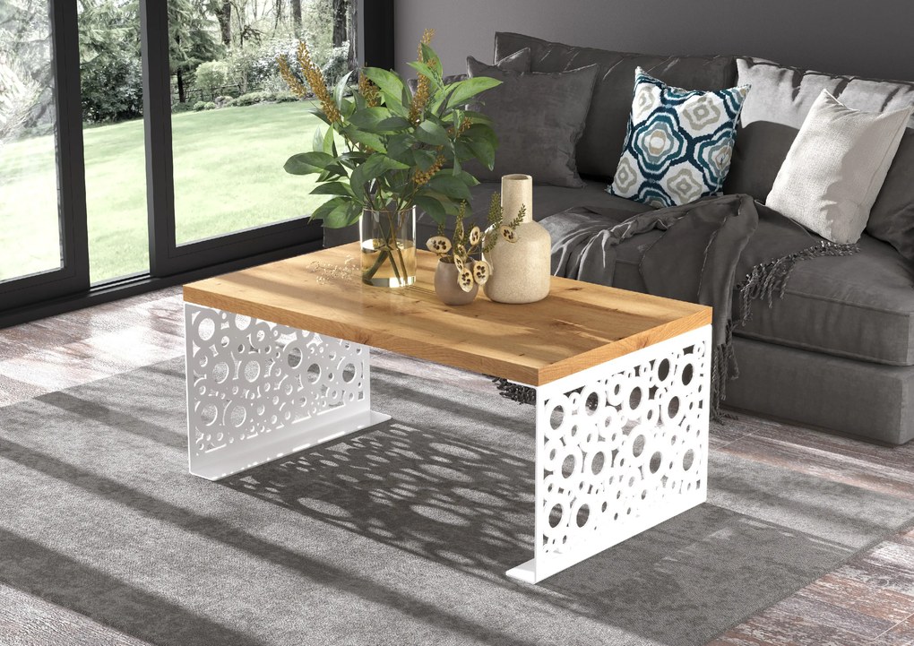 ADRK Furniture Konferenční stolek RINA 100x60 CT-RIN-W-A