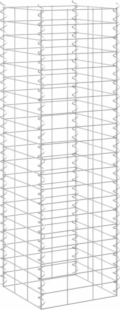 Gabionové vyvýšené záhony 3 ks 30 x 30 x 100 cm železo 151249