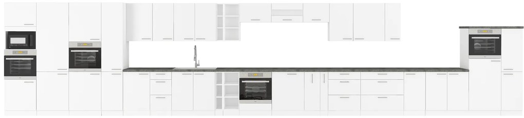 Kuchyňská skříňka LARA bílá 60 DP-210 2F