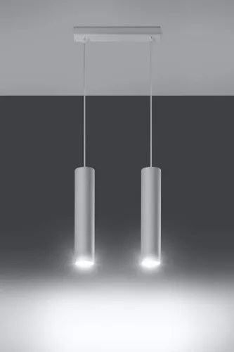 Lustr SOLLUX Lagos 2 GU10 2x40W bez zdroje SL.0324 bílá