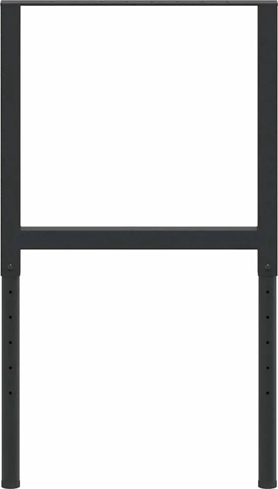 Nastavitelné rámy pracovního stolu 2 ks kov 55 x (69–95,5) cm 147931