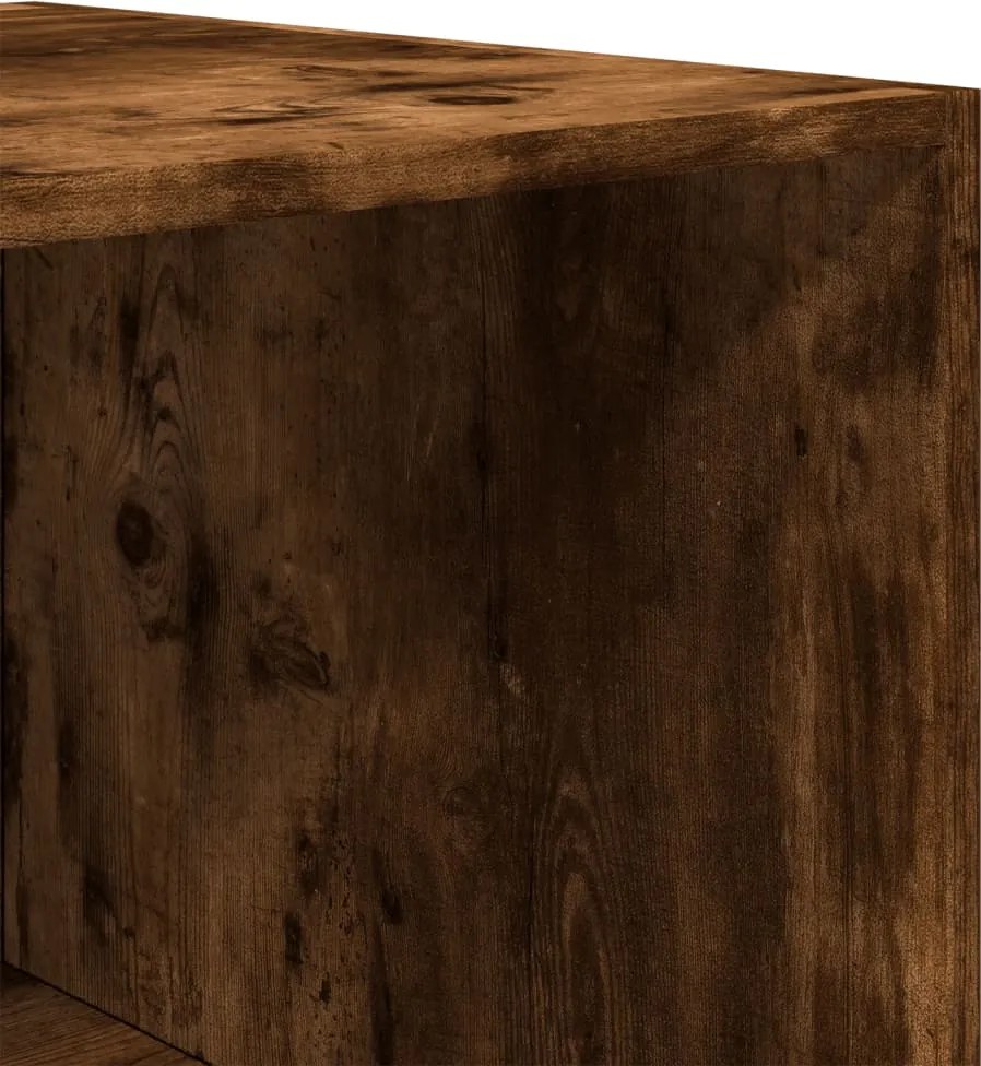Šatní skříň kouřový dub 100 x 50 x 200 cm kompozitní dřevo 3307733