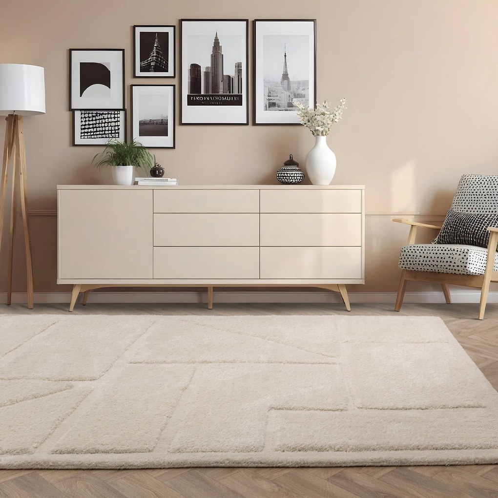Tribeca Design Kusový koberec Davola Ivory Rozměry: 200x290 cm