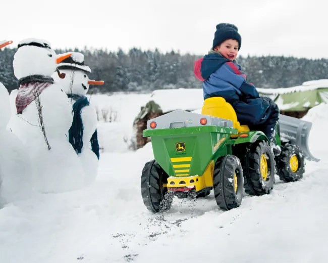 Přívěs na posyp písku Rolly Toys 125111 John Deere
