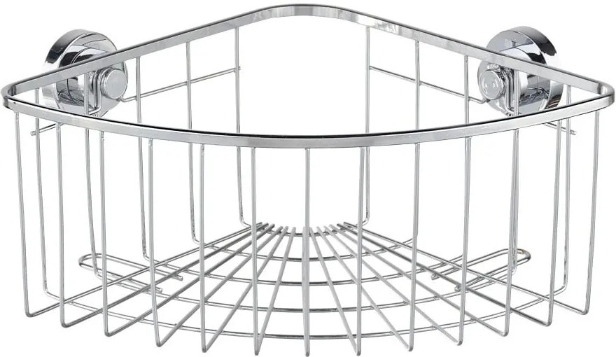 Samodržící rohová police na kosmetiku Wenko Power-Loc Bovino