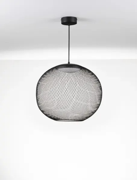 LED černá designová svítilna Kinetic 154