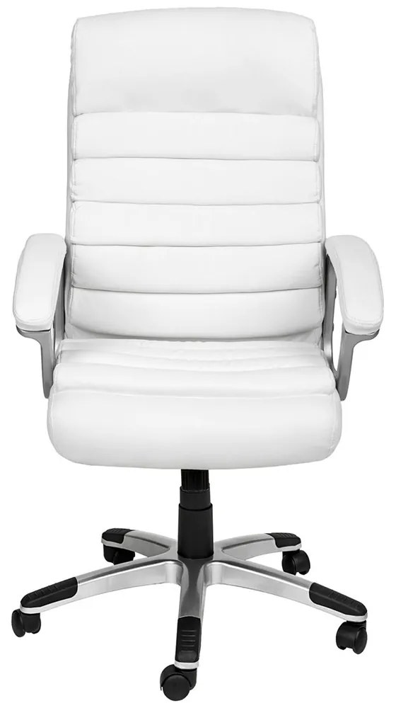 Prémium šéfovská otočná kancelářská židle, ve více barvách-bílá