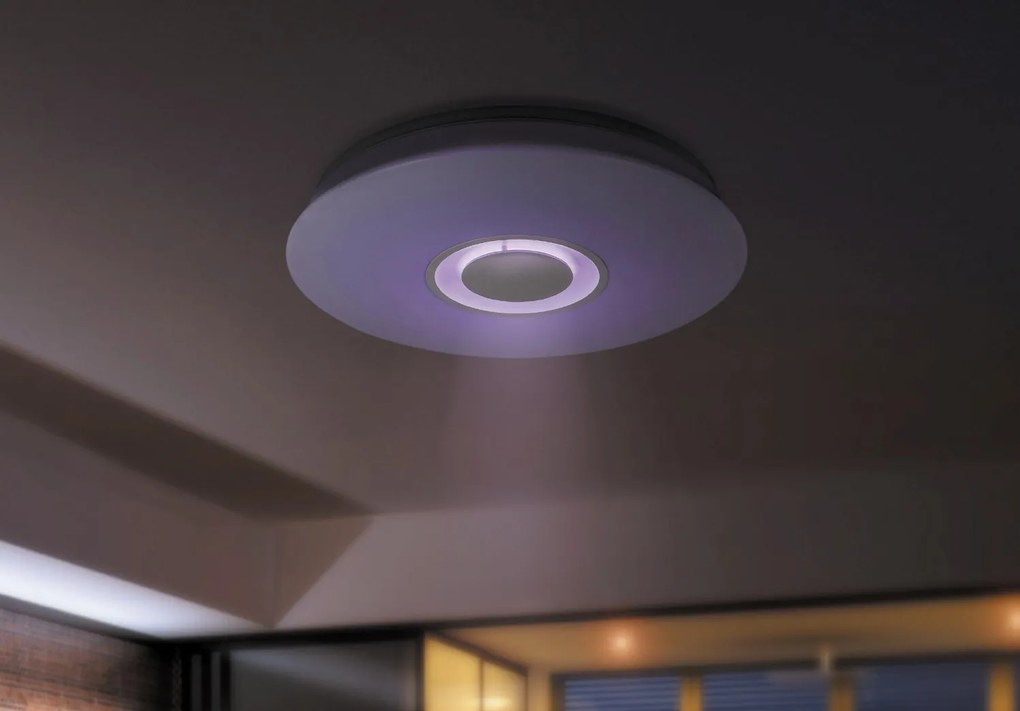 RABALUX Stropní LED stmívatelné osvětlení MURRY, 24W, studená bílá, 40cm, kulaté 004541