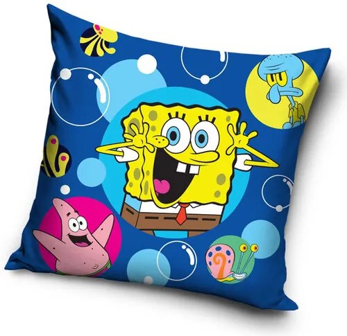 Tiptrade Polštářek Sponge Bob bubliny, 40 x 40 cm