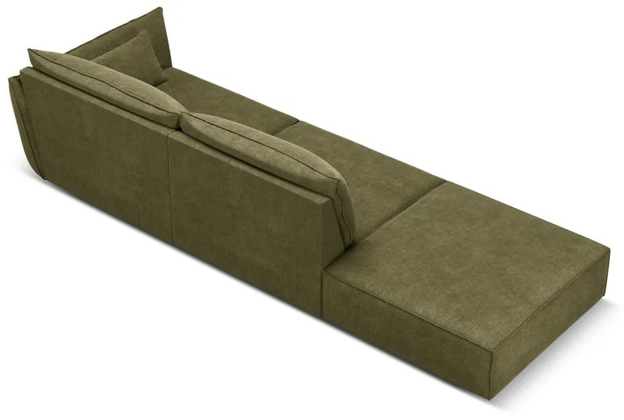 Zelená lenoška (pravý roh) Vanda – Mazzini Sofas