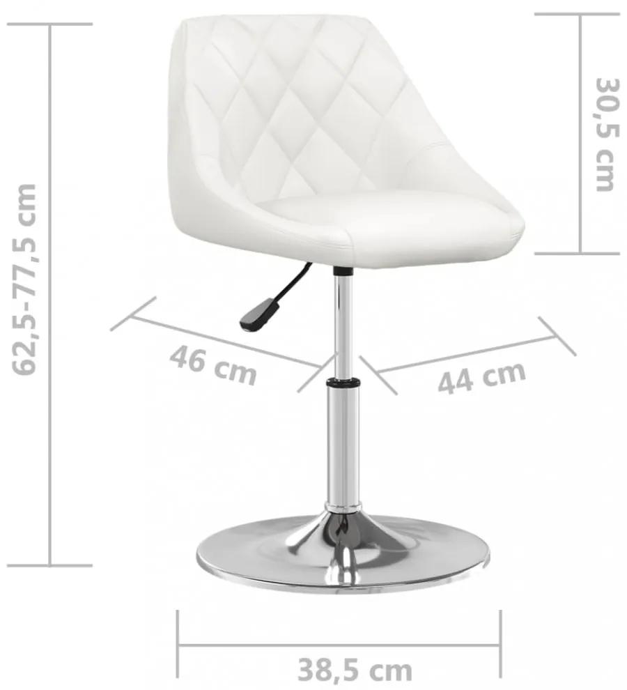 Kancelářská židle umělá kůže / chrom Dekorhome Fialová