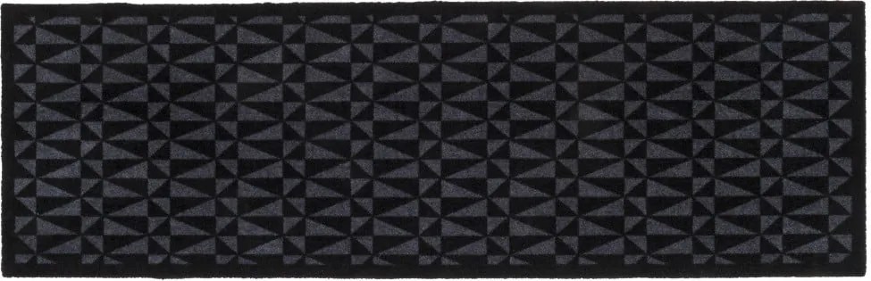 Černošedá rohožka tica copenhagen Graphic, 67 x 200 cm