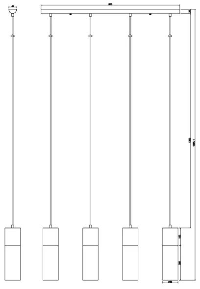 GLOBO 21000-4HN - Lustr na lanku ANNIKA 4xE27/25W/230V chrom