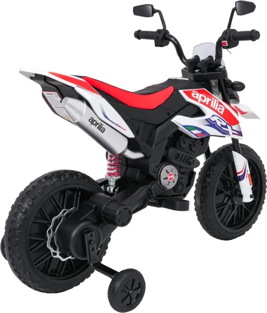 Elektrická motorka Aprilia RX bílá