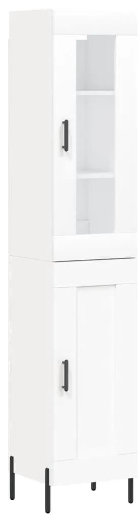 Skříň highboard bílá 34,5 x 34 x 180 cm kompozitní dřevo,  3199497