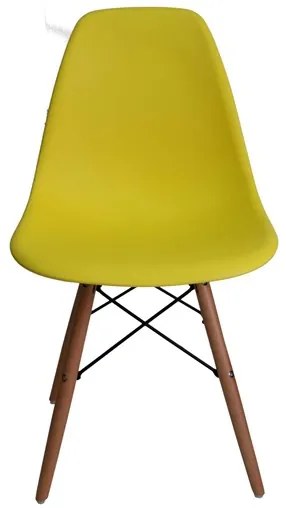 Ekspand Židle žlutá skandinávský styl CLASSIC