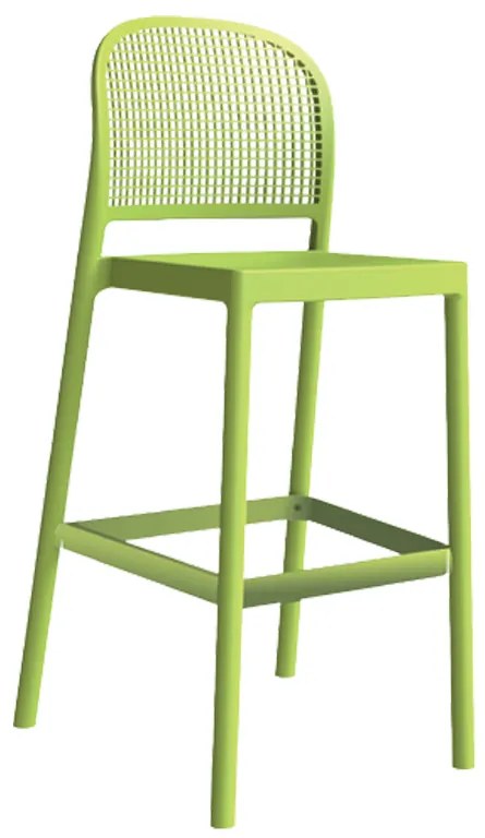 GABER - Barová židle PANAMA - vysoká, zelená