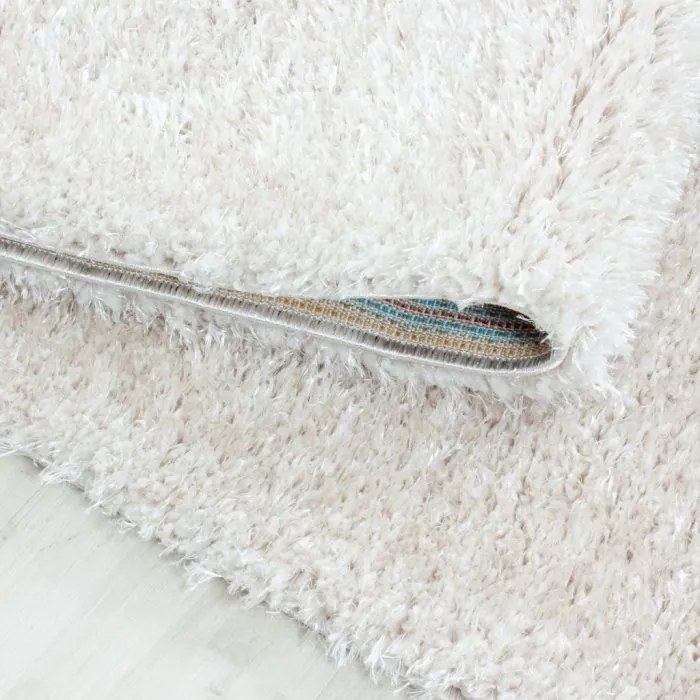 Vopi | Kusový koberec Brilliant shaggy 4200 natur - 140 x 200 cm