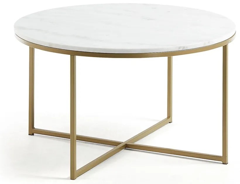 Konferenční stolek Kave Home Shefield, ø 80 cm