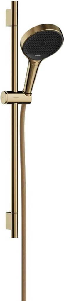 Hansgrohe - Set sprchové hlavice, tyče a hadice, 3 proudy, zlatá 28745990ROZ1