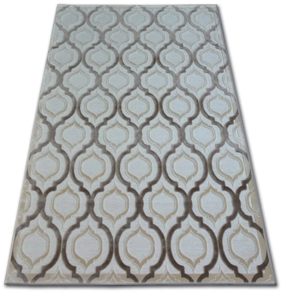 Akrylový kusový koberec Yazz Viewport béžový 133x190