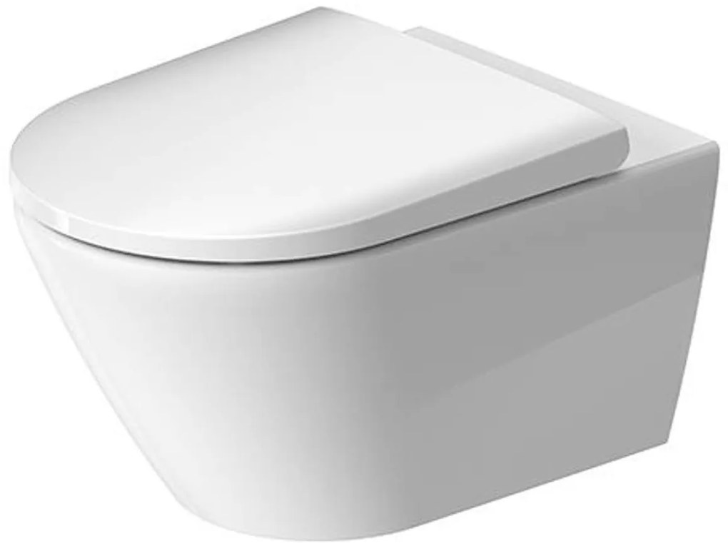 Duravit D-Neo - Závěsné WC se sedátkem SoftClose, Rimless, bílá 45770900A1