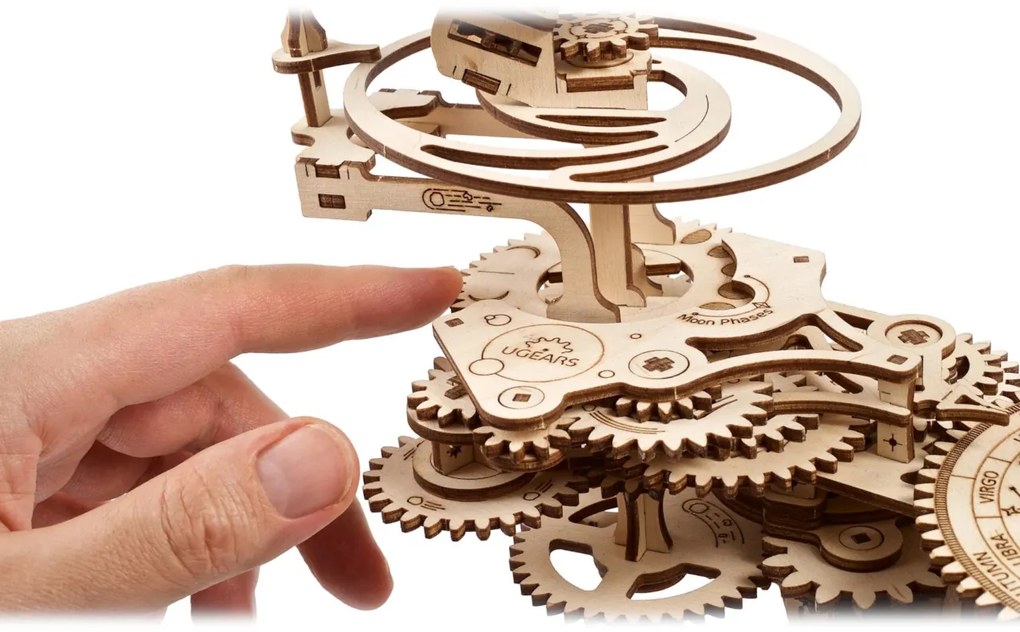 Ugears 3D dřevěné mechanické puzzle Tellurium