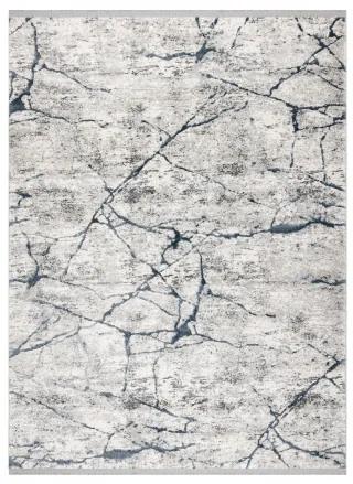 Moderní koberec TULS strukturální, střapce 51320 Mramor slonová kost velikost 280x370 cm | krásné koberce cz