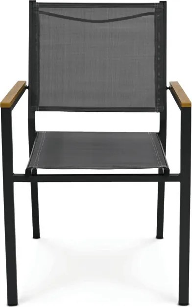 Zahradní židle šedá AZC-L1303 GREY - drobná chyba z výroby