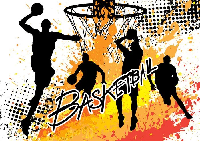 Plakát, Obraz - Basketball - Colour Splash, (91.5 x 61 cm)