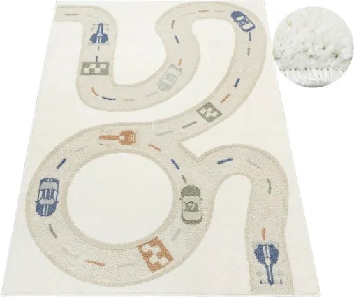 Koberec Esme Kids C6241A krémový / bílý