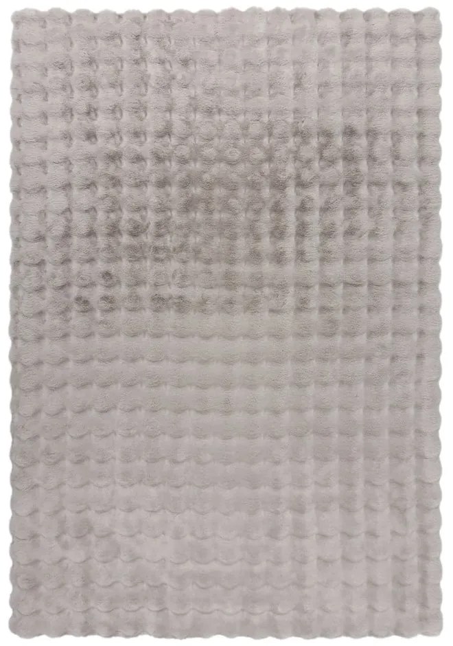 Světle šedá syntetická kožešina 80x150 cm Waffle Faux Fur – Flair Rugs