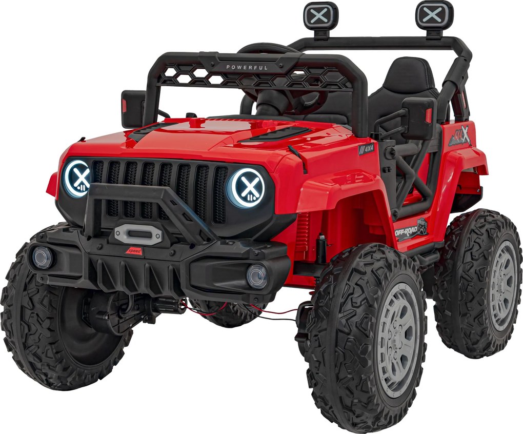 Ramiz Dětské elektrické auto OFF ROAD Speed Červené