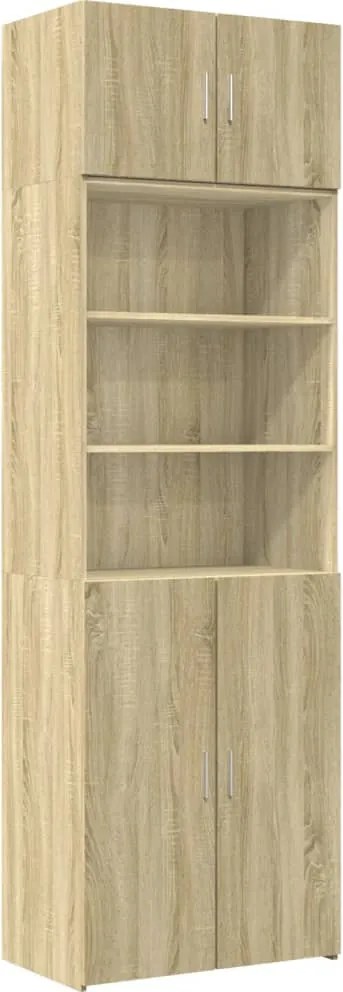 Úzká úložná dub sonoma 70x42,5x225 cm kompozitní dřevo 3281317