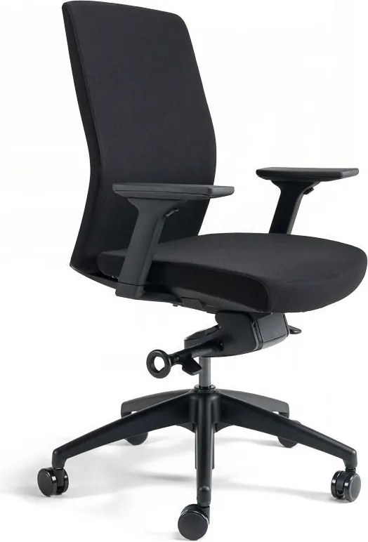 Office Pro Kancelářská ergonomická židle BESTUHL J2 BP — více barev, bez podhlavníku Černá 201